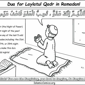 Dua for Parents - Islamic Coloring Page - Islamic Comics