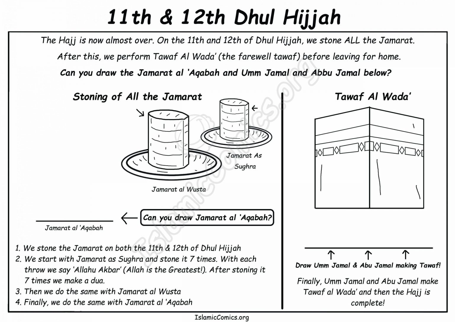 Let’s Go on the Hajj – Step by Step! – Islamic Comics