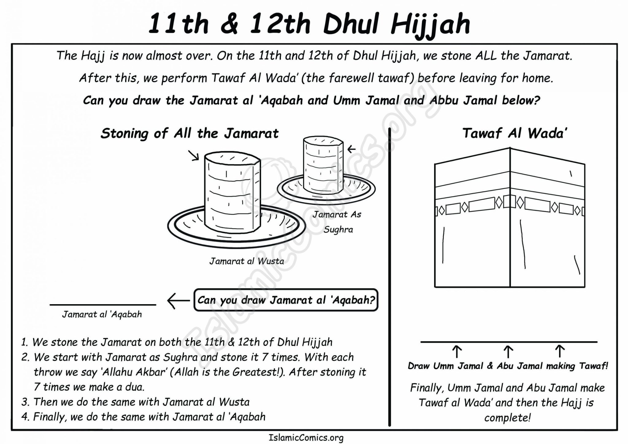Let’s Go on the Hajj – Step by Step! – Islamic Comics