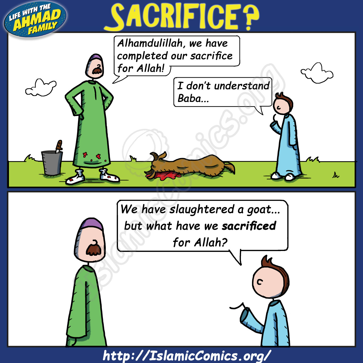 Ahmad Family Comics – Politicians! – Islamic Comics