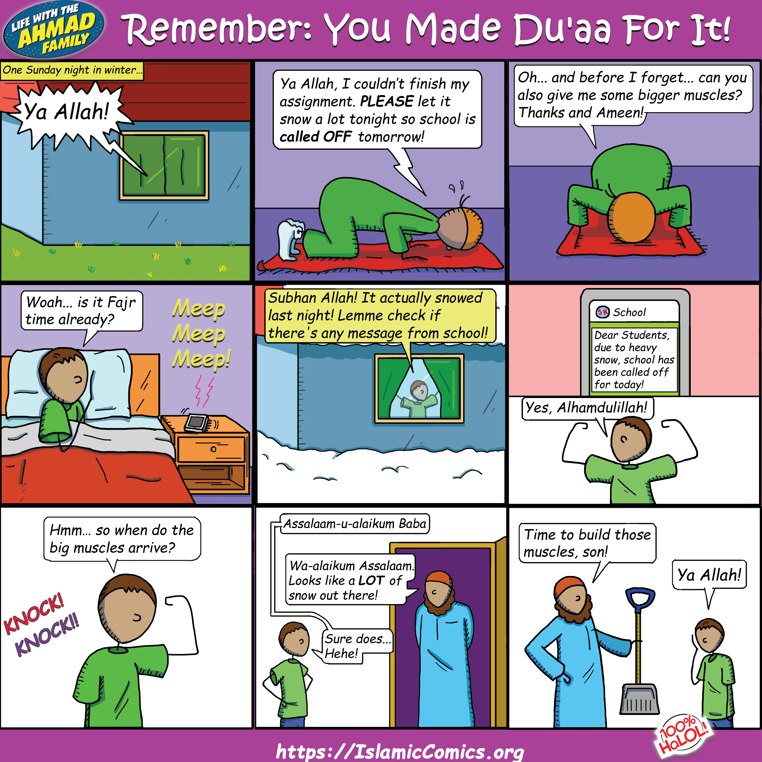 You Made Du'a for It - Ahmad Family Comic - Islamic Comics